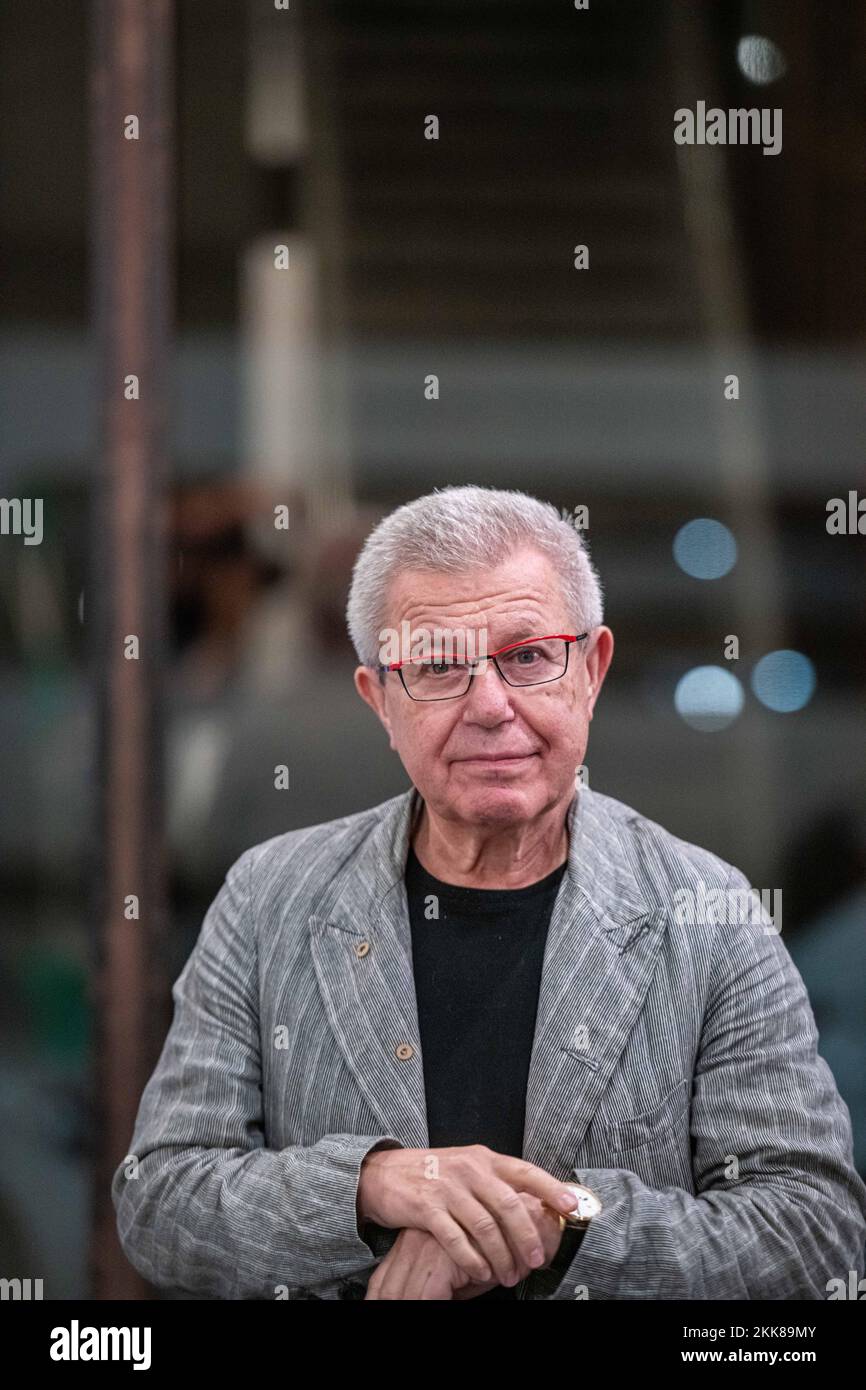 Architect Daniel Libeskind poses for the photographer at the official ...