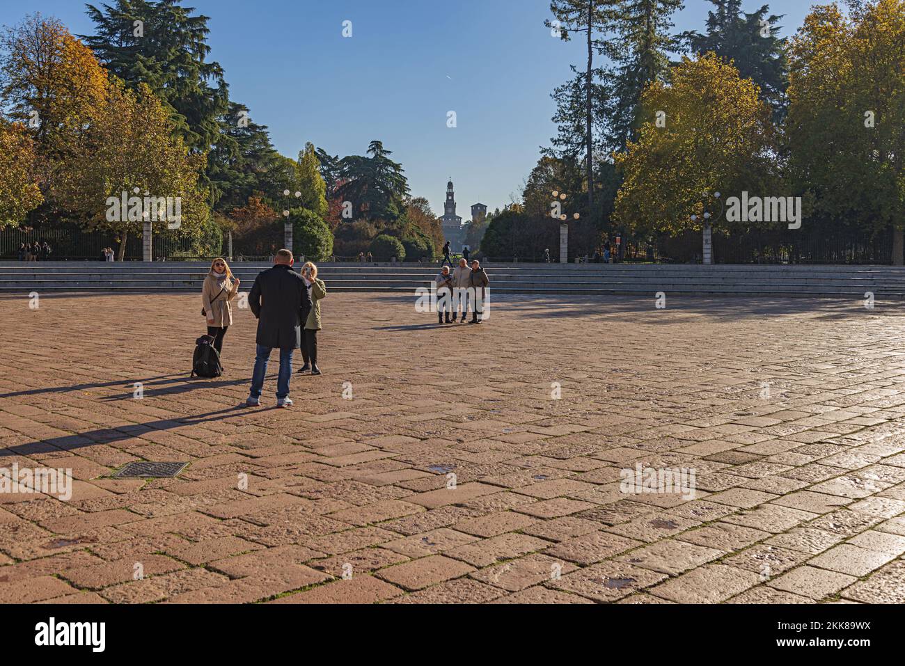 Parco del castello sforzesco hi-res stock photography and images - Alamy
