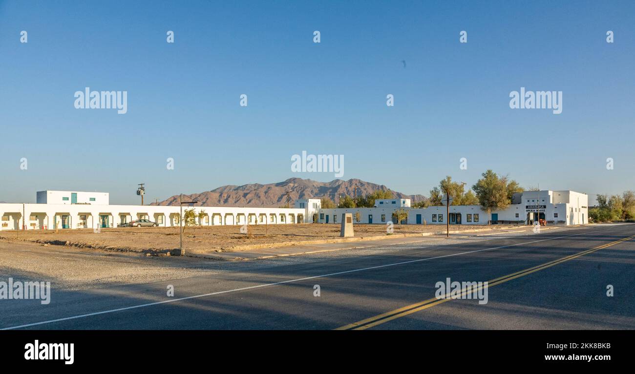 Death valley Junction, USA - July 19, 2008: Amargosa Opera House and ...