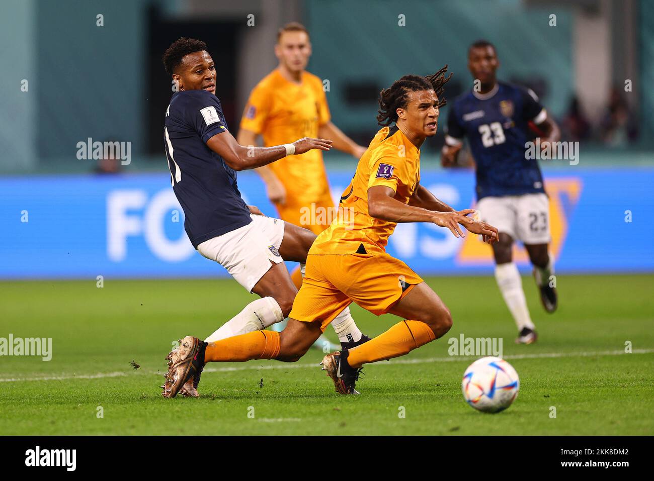 Nathan Ake during the FIFA World Cup Qatar 2022 Group A match between ...