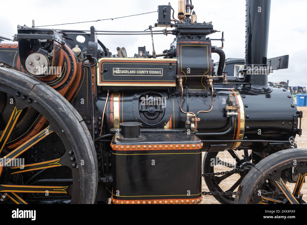 Tarrant Hinton.Dorset.United Kingdom.August 25th 2022.A restored Fowler ...