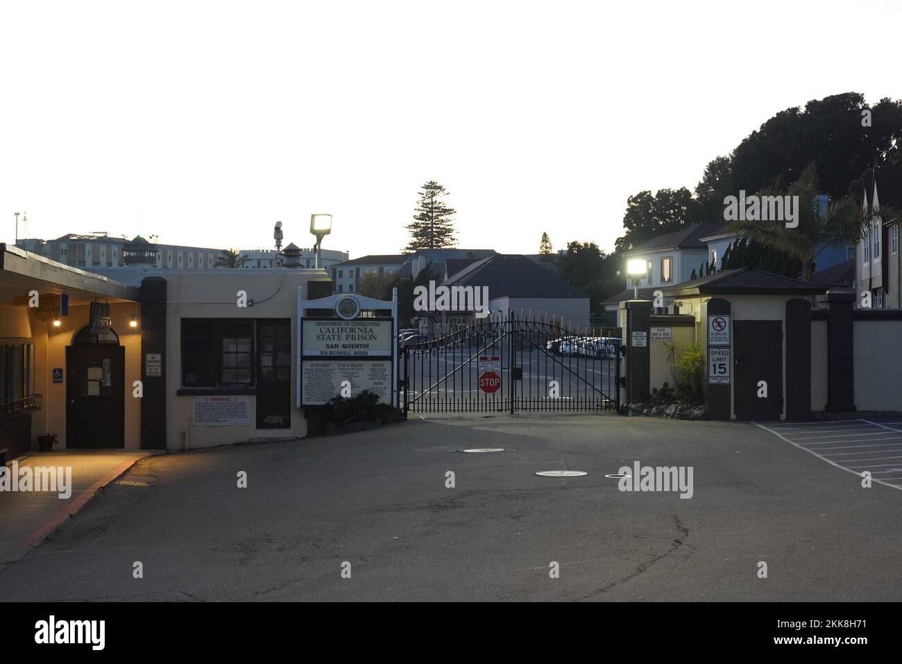 The East gate entrance at San Quentin State Prison, Thursday, Nov. 24 ...
