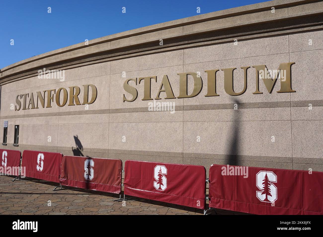A general overall of the Stanford Stadium exterior, Thursday, Nov. 24 ...
