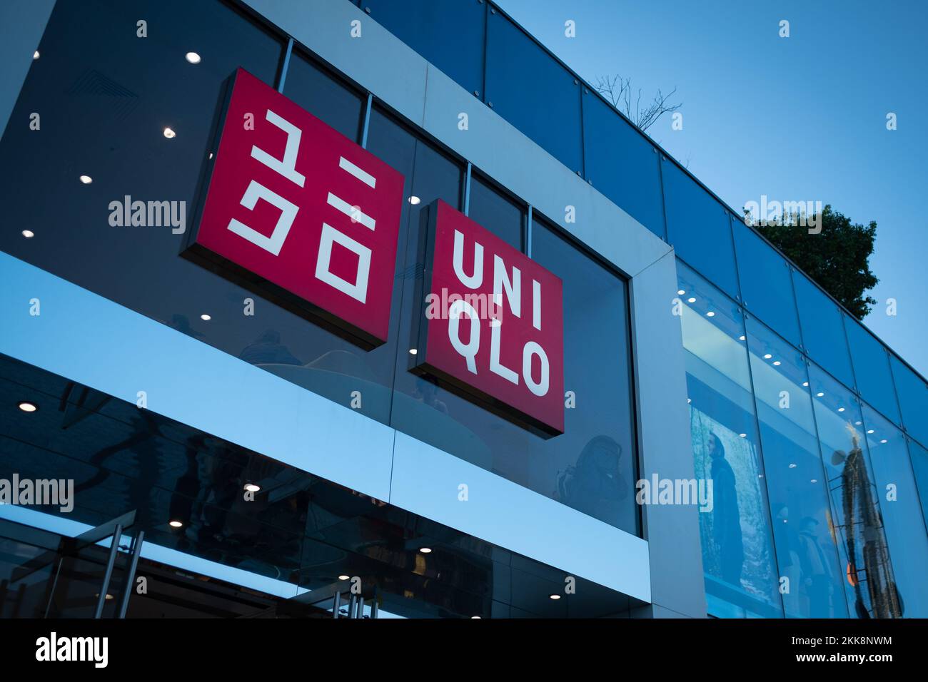 The logo of the fast fashion clothing brand Primark is seen on top of a ...