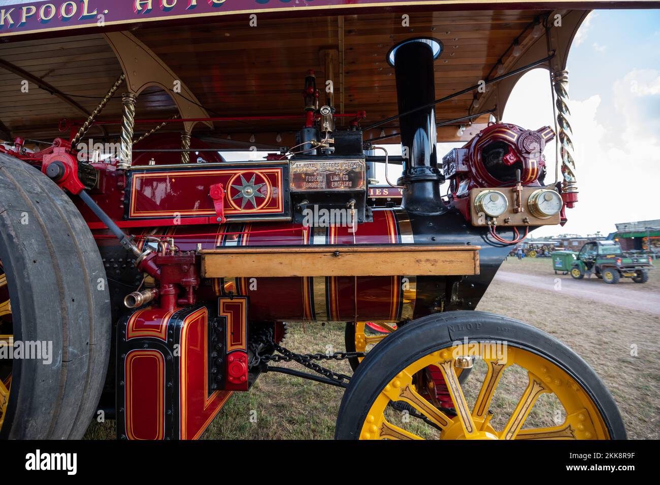 Tarrant Hinton.Dorset.United Kingdom.August 25th 2022.A 1910 Foden ...