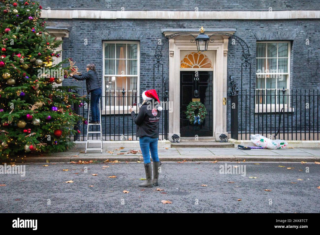 London, England, UK. 25th Nov, 2022. UK Prime Minister's office and ...
