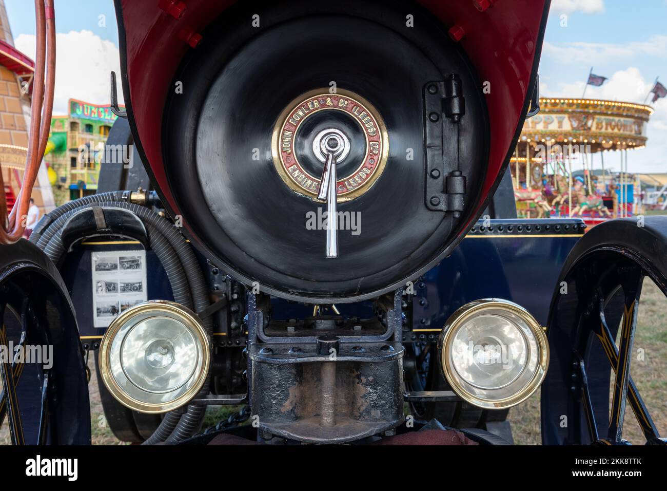Tarrant Hinton.Dorset.United Kingdom.August 25th 2022.A 1920 Fowler R3 ...