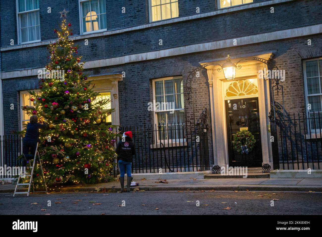 London, England, UK. 25th Nov, 2022. UK Prime Minister's office and ...