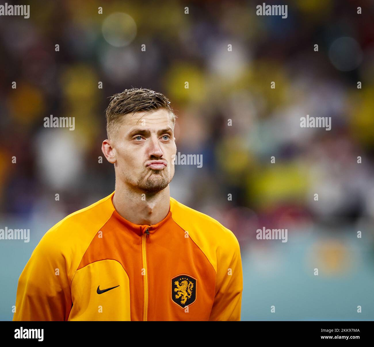 AL-RAYYAN - Holland goalkeeper Andries Noppert ahead of the FIFA World ...