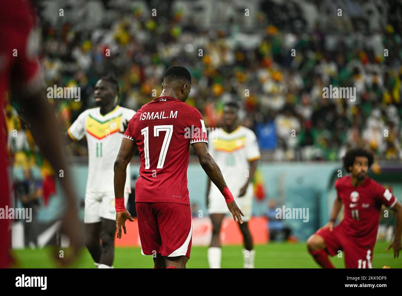 Ismaeel Mohammad of Qatar during Qatar v Senegal match of the Fifa ...