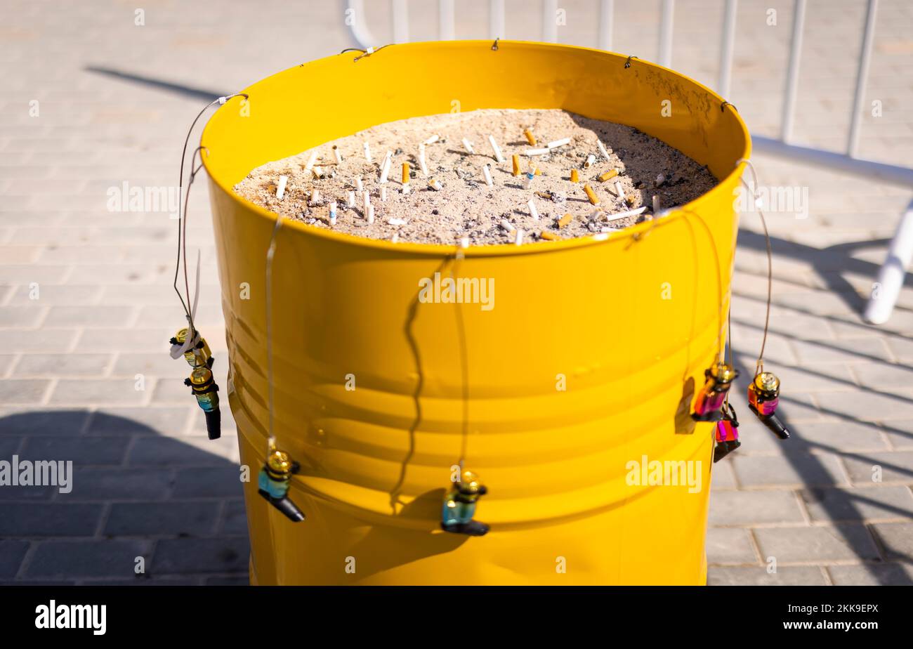 Doha, Qatar. 24th Nov, 2022. Smoking Area Switzerland - Cameroon World ...