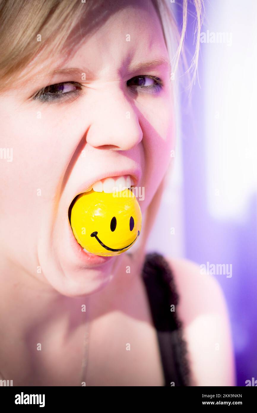 Finding hard to swallow hi-res stock photography and images - Alamy