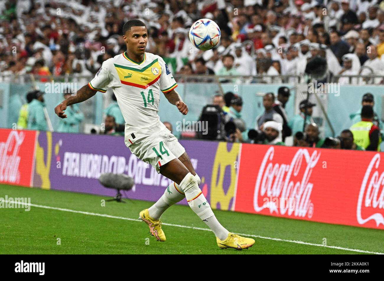 Moustapha Name of Senegal during Qatar v Senegal match of the Fifa ...