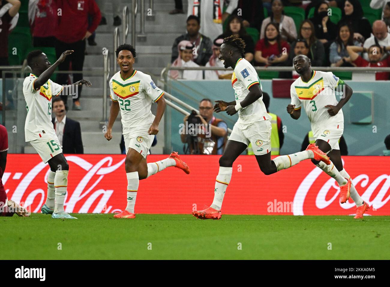 Famara Diedhiou of Senegal during Qatar v Senegal match of the Fifa ...