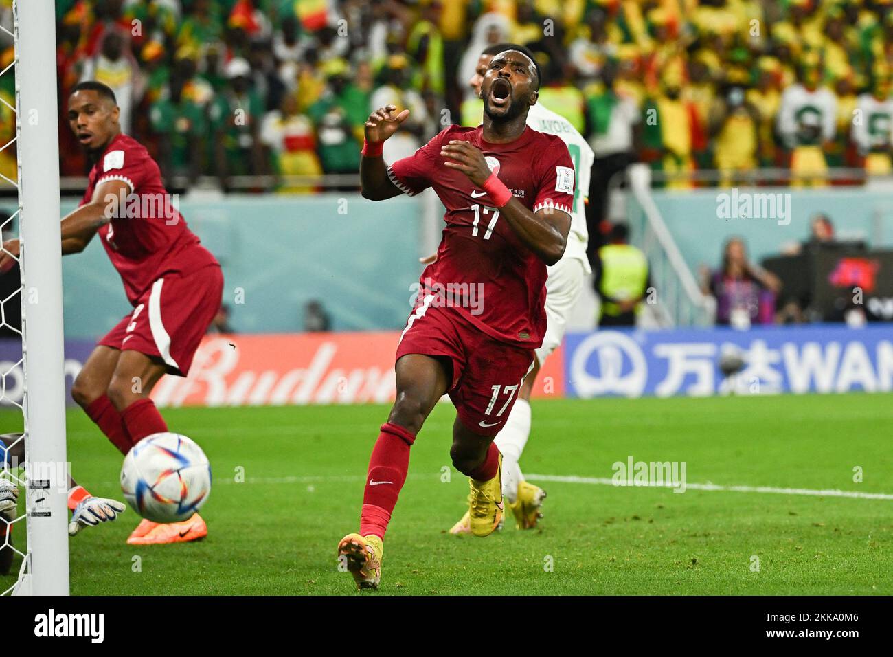 Ismaeel Mohammad of Qatar during Qatar v Senegal match of the Fifa ...