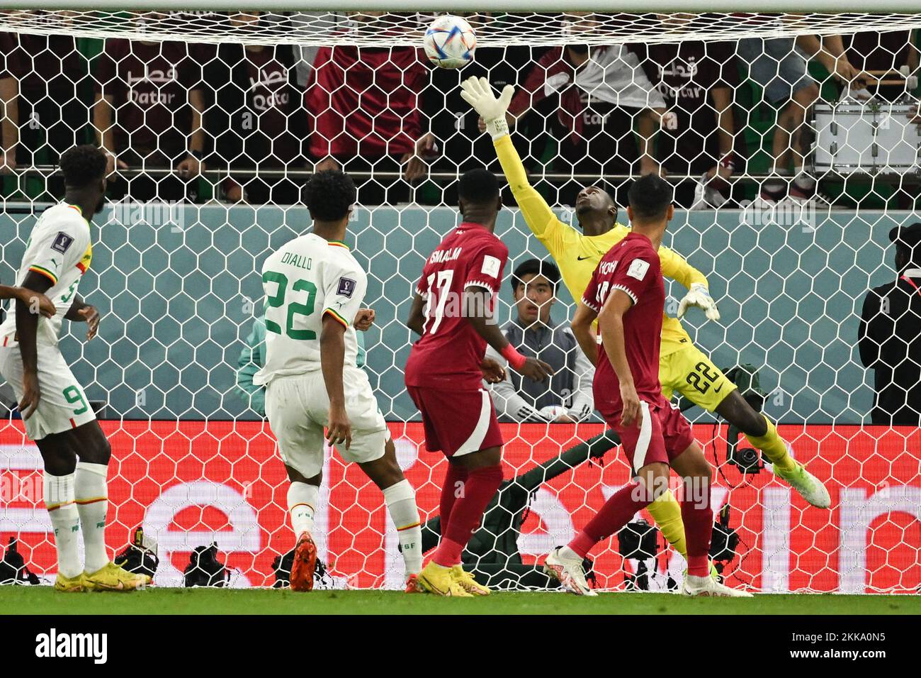 Meshaal Barsham of Qatar during Qatar v Senegal match of the Fifa World ...