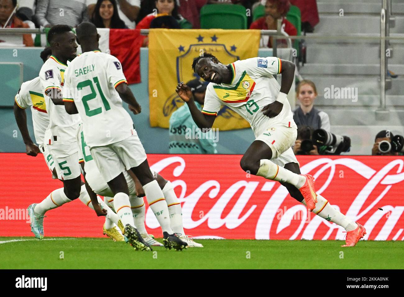 Famara Diedhiou of Senegal during Qatar v Senegal match of the Fifa ...