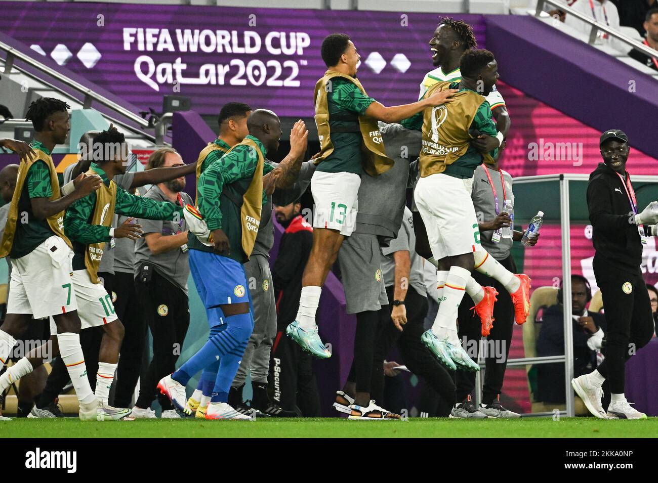 Famara Diedhiou of Senegal during Qatar v Senegal match of the Fifa ...