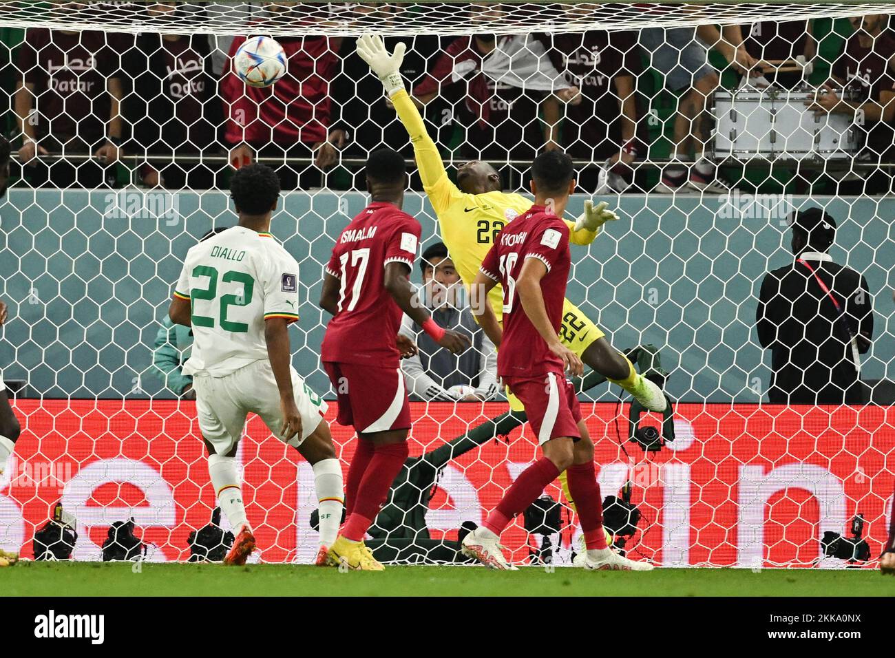 Meshaal Barsham of Qatar during Qatar v Senegal match of the Fifa World ...