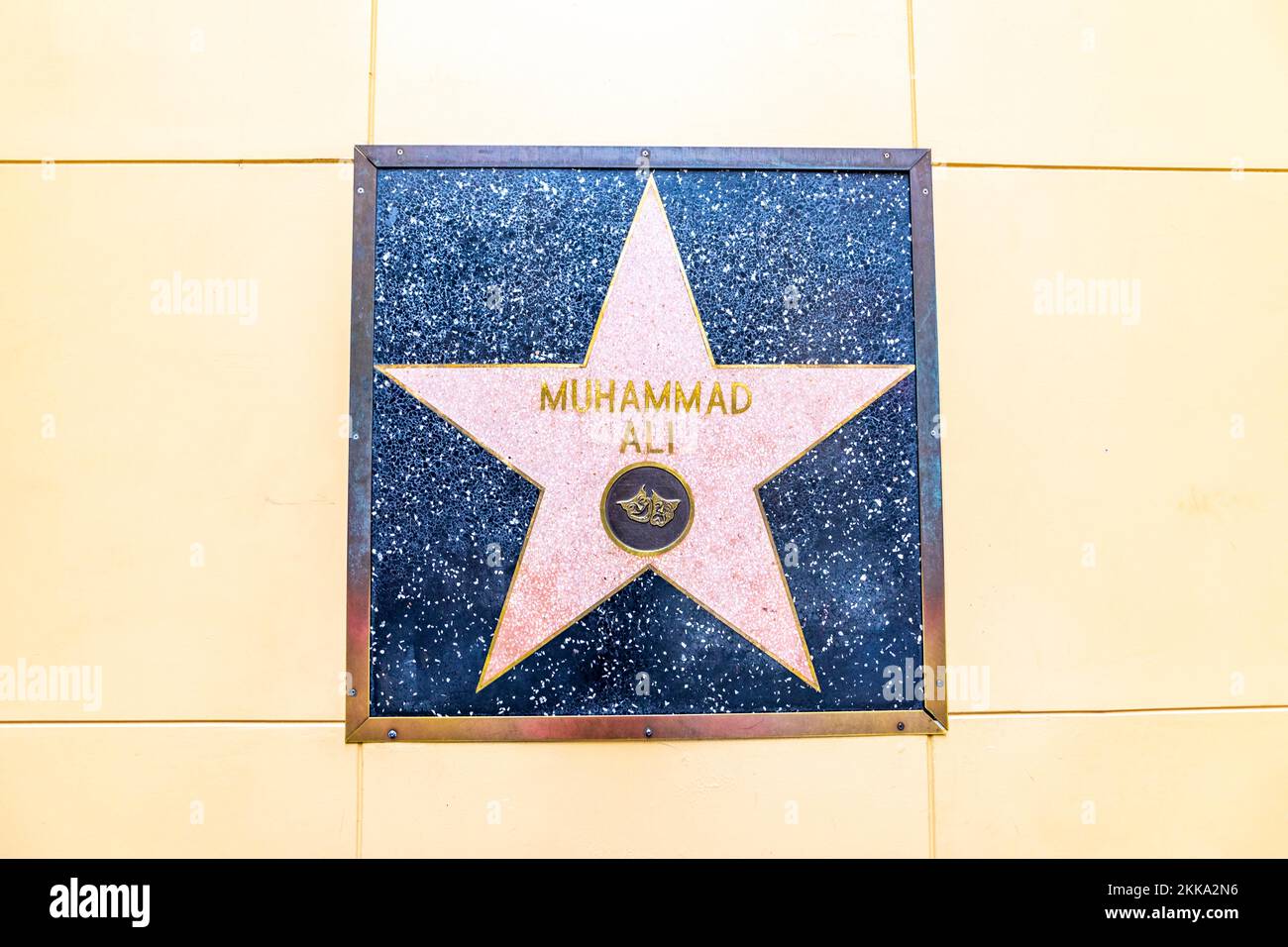 Los Angeles, USA - March 5, 2019: closeup of Star on the Hollywood Walk ...