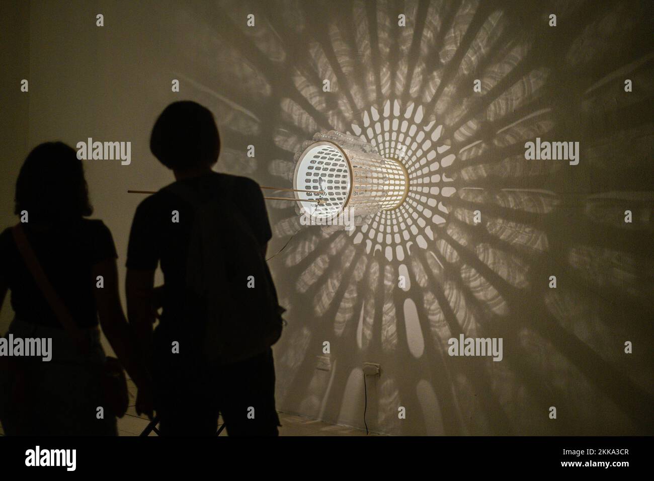 November 24, 2022, Merida, Mexico: A figure is seen during the ...