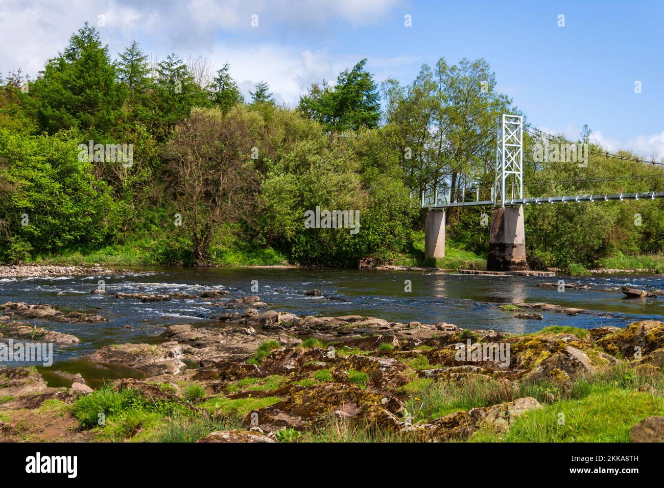 Dinckley footbridge hi-res stock photography and images - Alamy