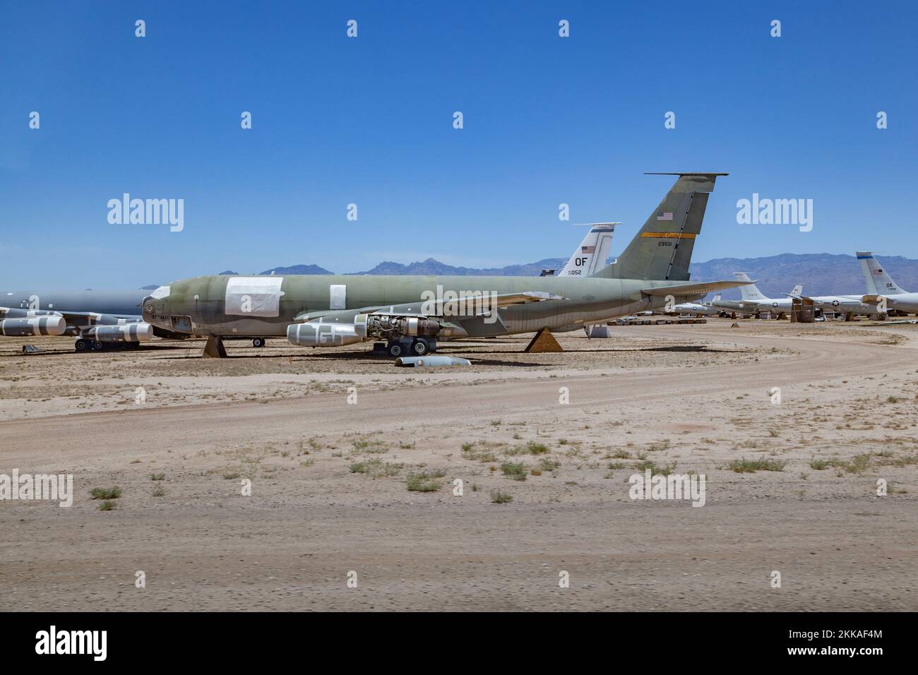 Tuscon, USA - June 13, 2012: Davis-Monthan Air Force Base AMARG ...