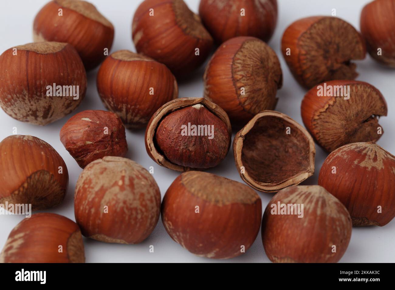 Toasted nuts white background hi-res stock photography and images - Alamy
