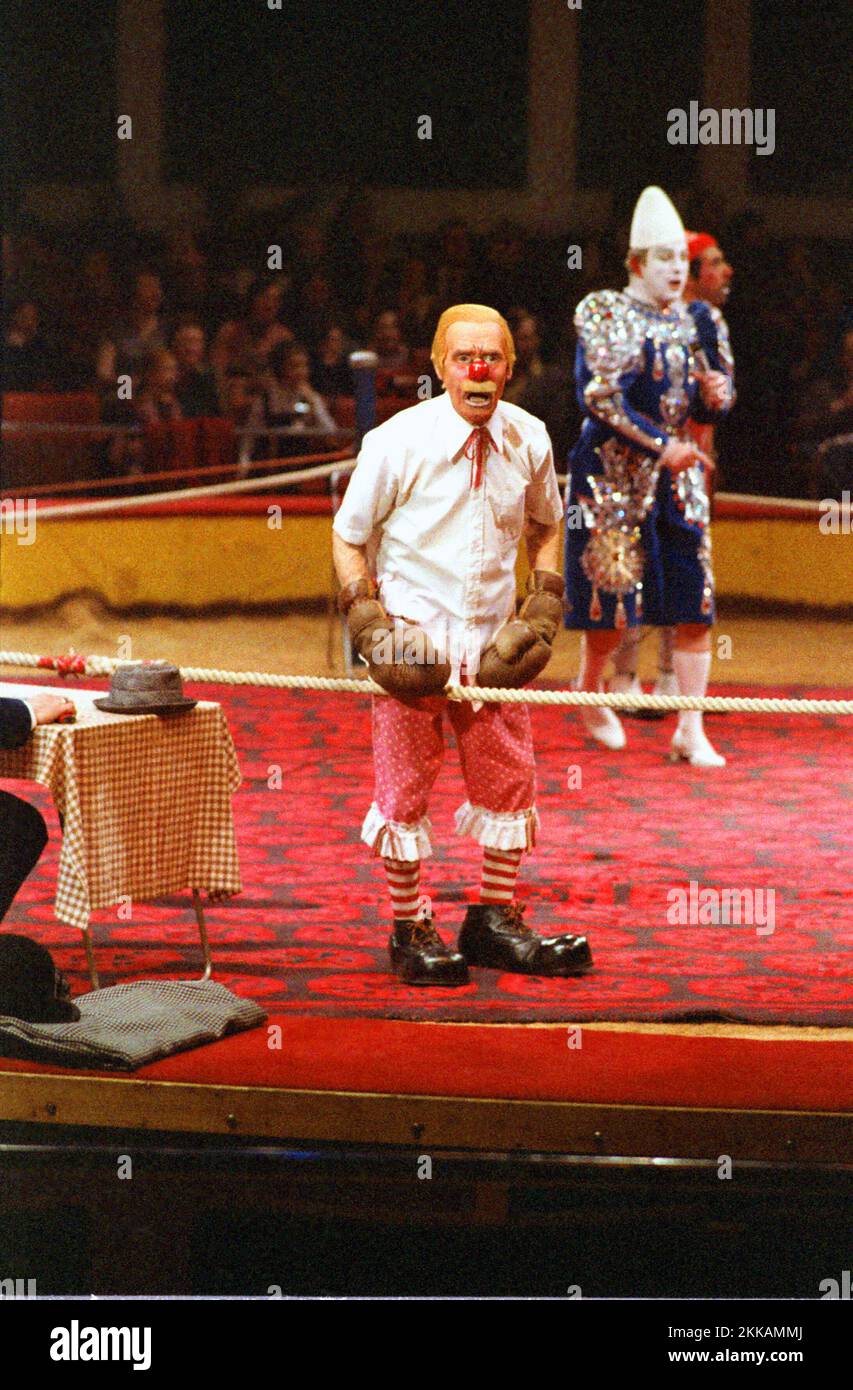 Clowns at the Carnival Circus in the Kelvin Hall, Glasgow in 1980 Stock ...