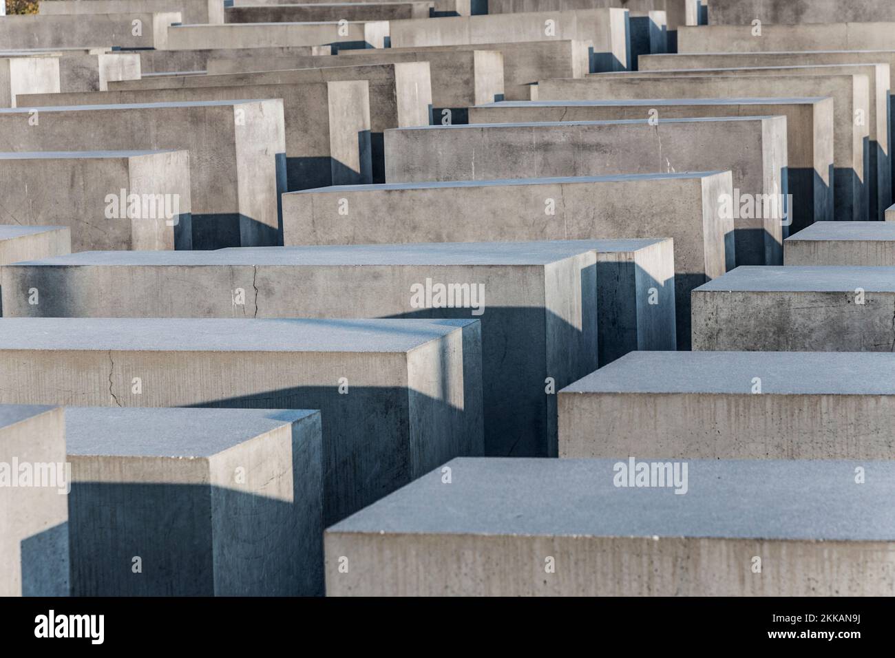 Berlin, Germany - October 27, 2014: The Holocaust monument in Berlin ...
