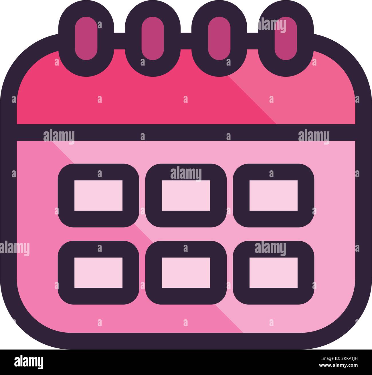 flat calendar design Stock Vector Image & Art - Alamy