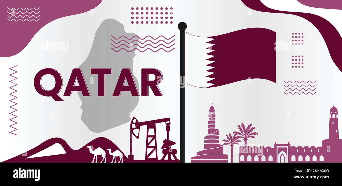 Qatar national day greeting card hi-res stock photography and images ...