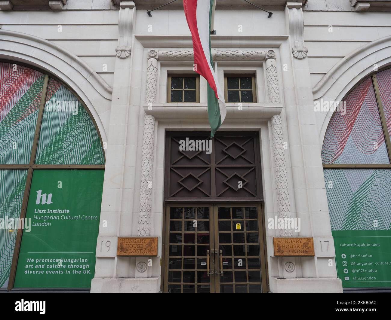 LONDON, UK - CIRCA OCTOBER 2022: Hungary House Hungarian cultural ...