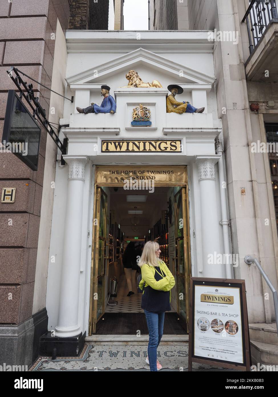 LONDON, UK - CIRCA OCTOBER 2022: Twinings Flagship Store at 216 Strand ...