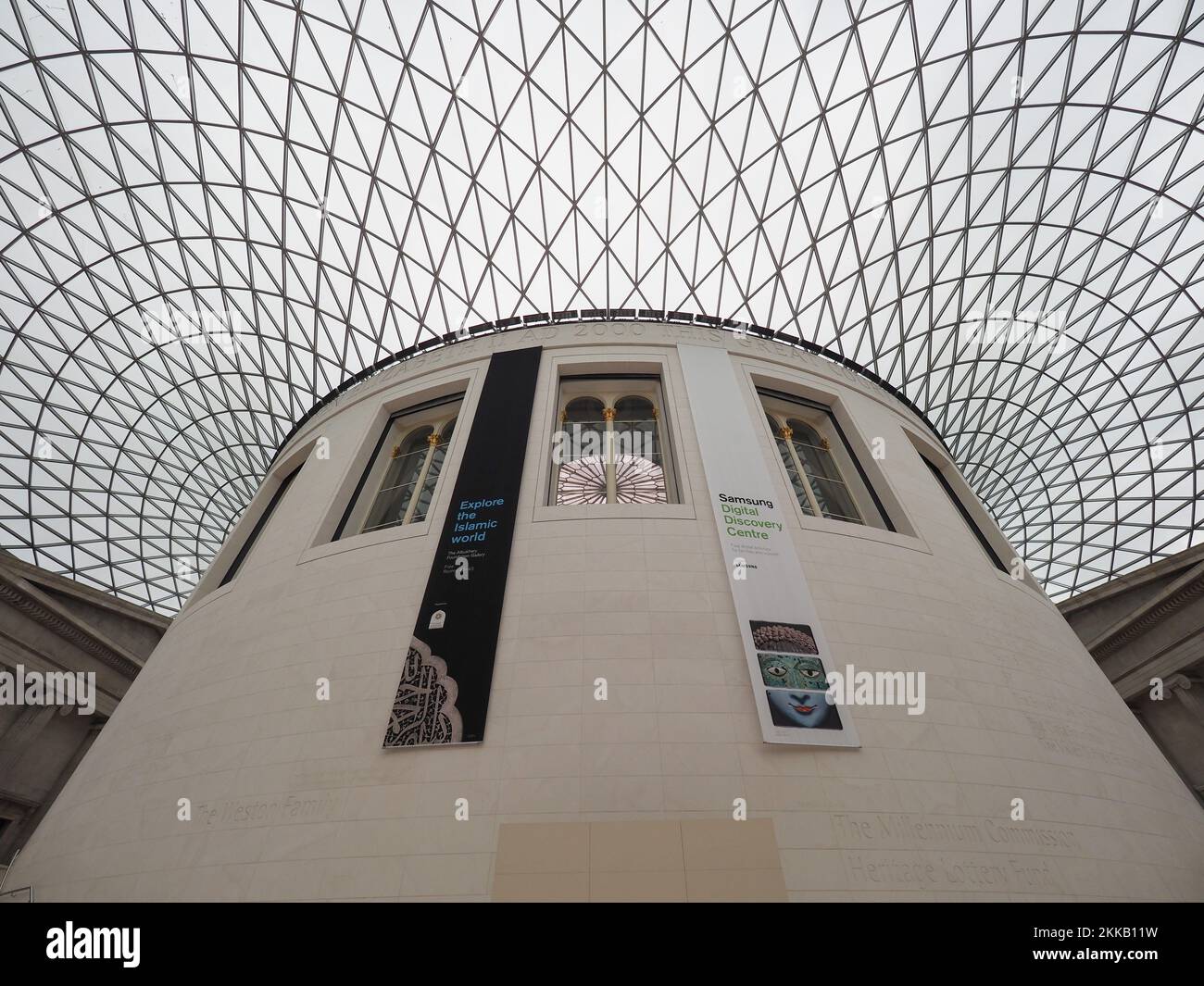 LONDON, UK - CIRCA OCTOBER 2022: Great Court at the British Museum ...
