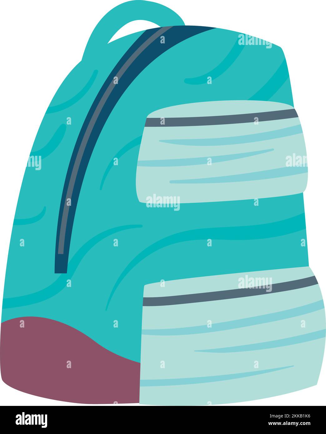 flat backpack illustration Stock Vector Image & Art - Alamy