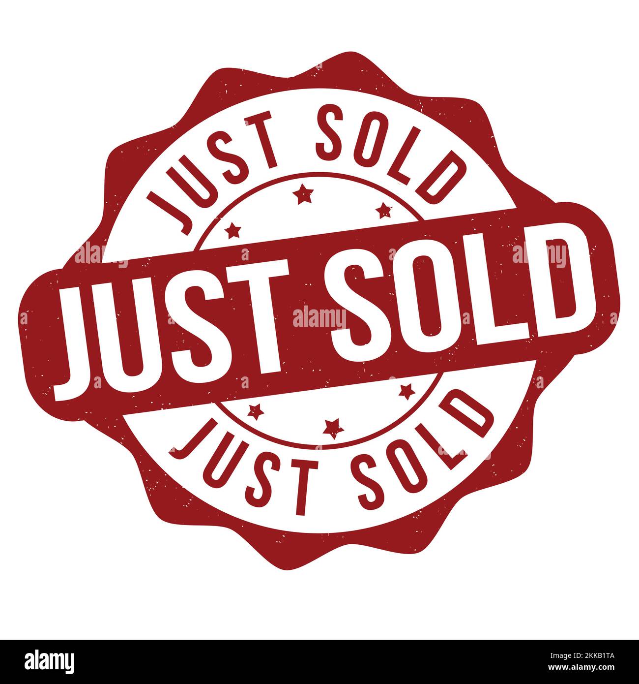 Just sold vector vectors hi-res stock photography and images - Alamy