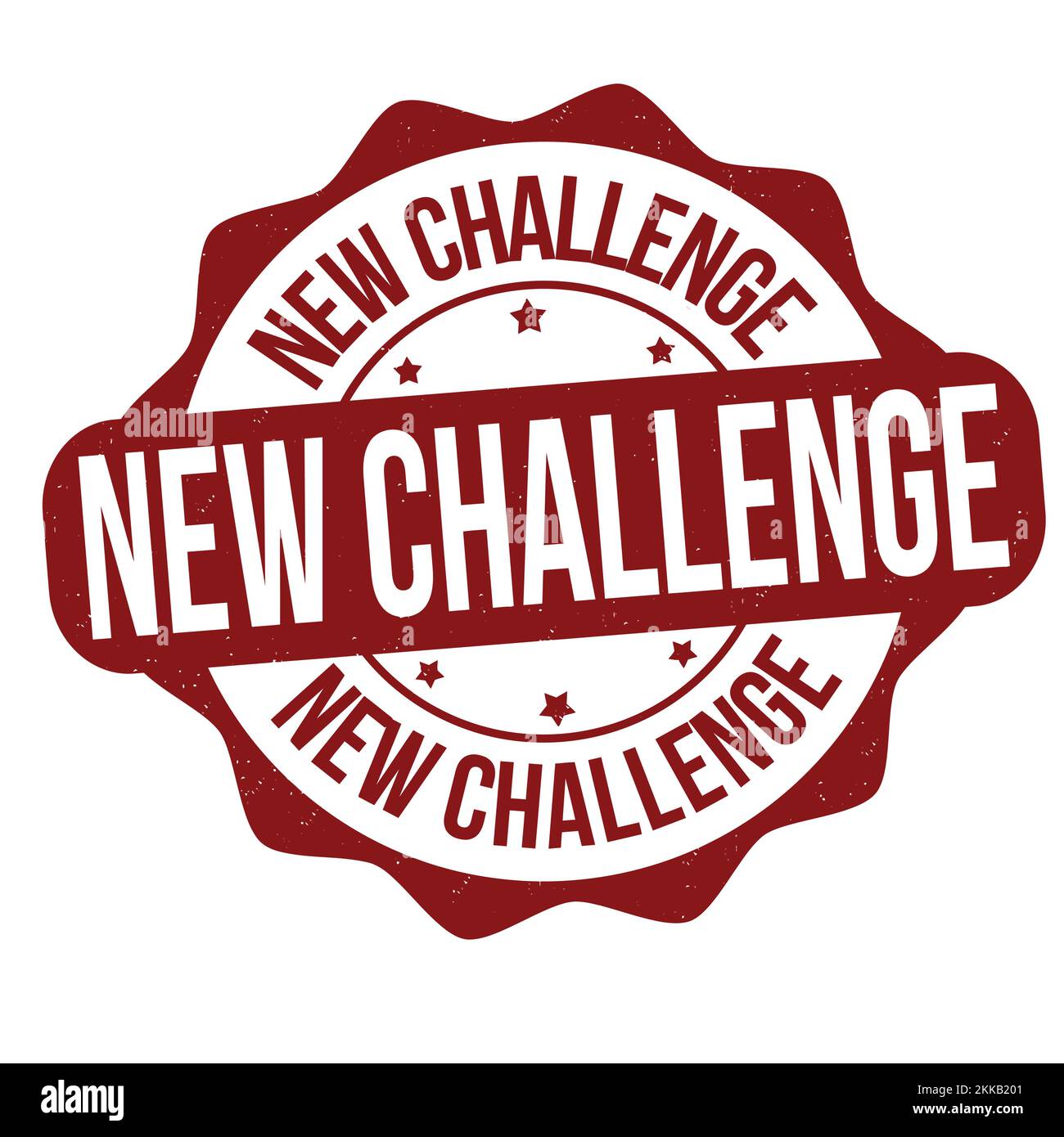 New challenge grunge rubber stamp on white background, vector ...
