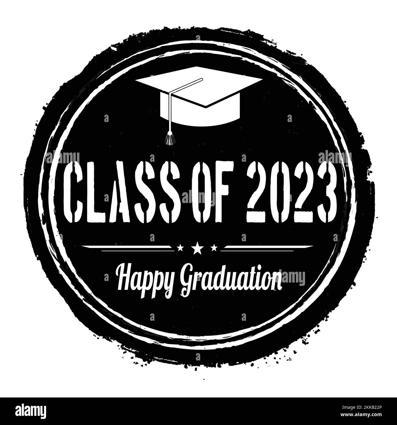 Class of 2023 grunge rubber stamp on white background, vector ...
