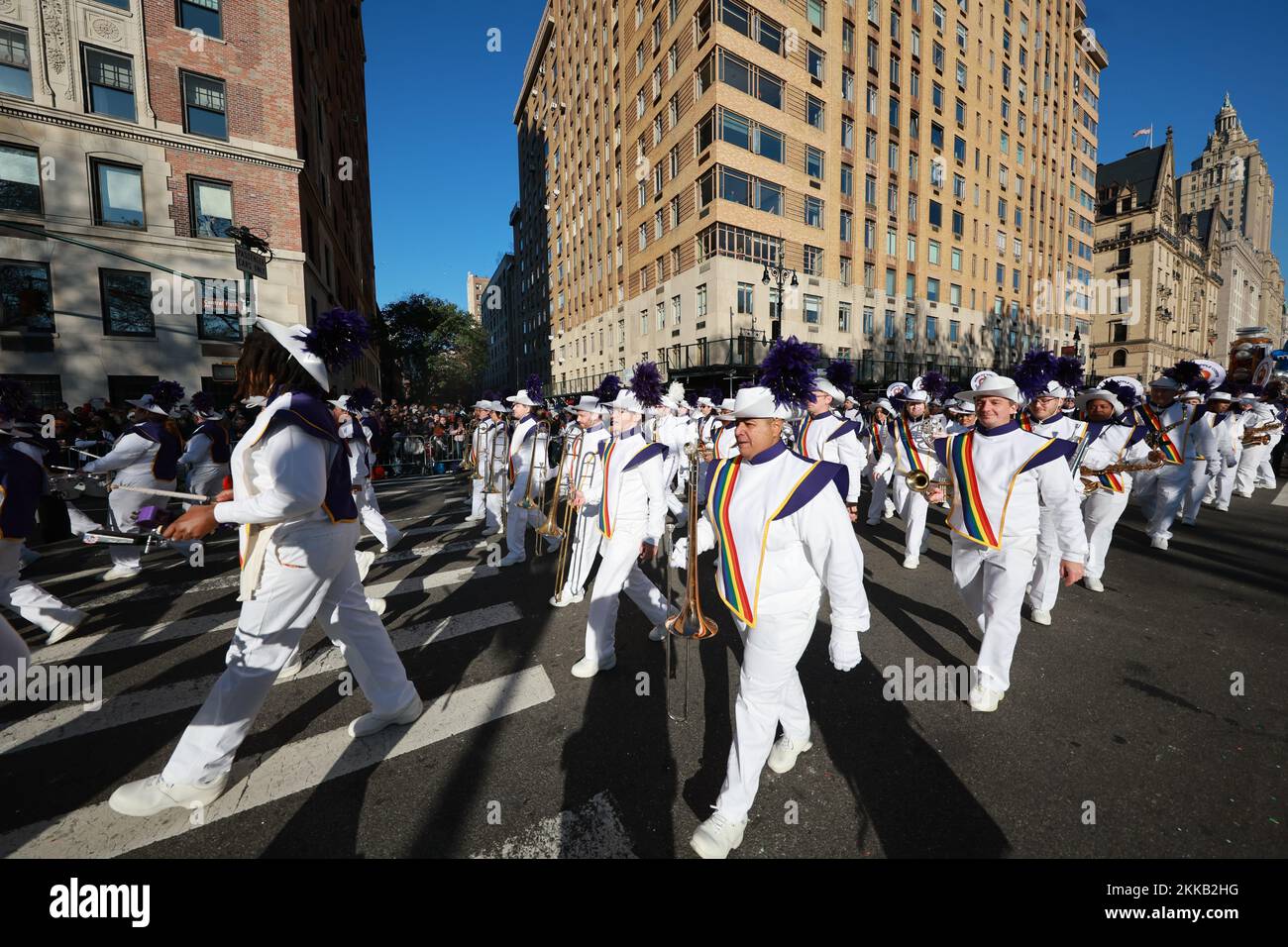 The Queer Big Apple Corps performs during the 96th Macy's Thanksgiving ...