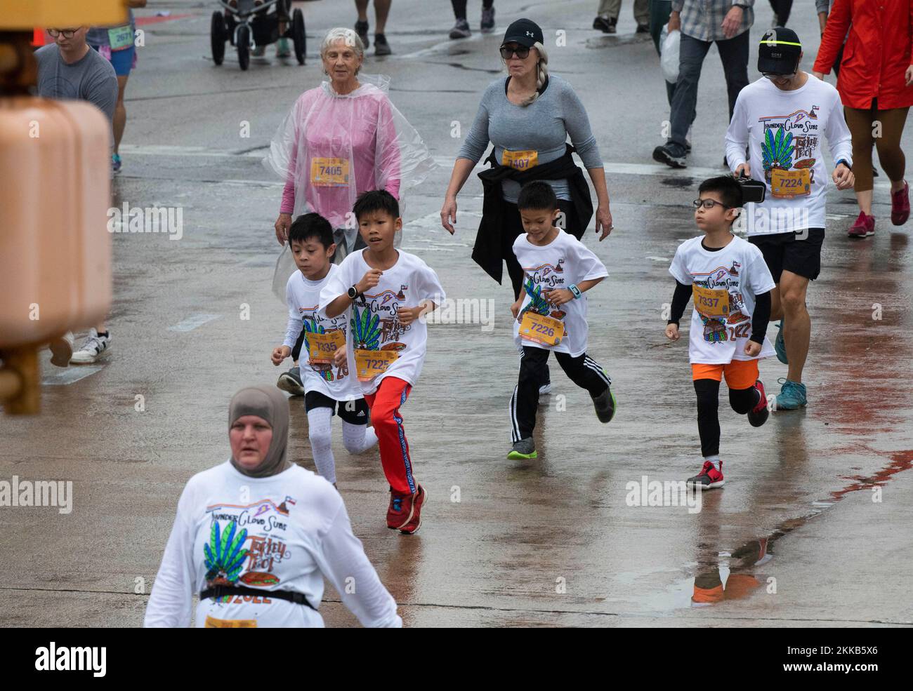 Austin Texas USA, November 24 2022: Some of more than 20,00 runners and ...