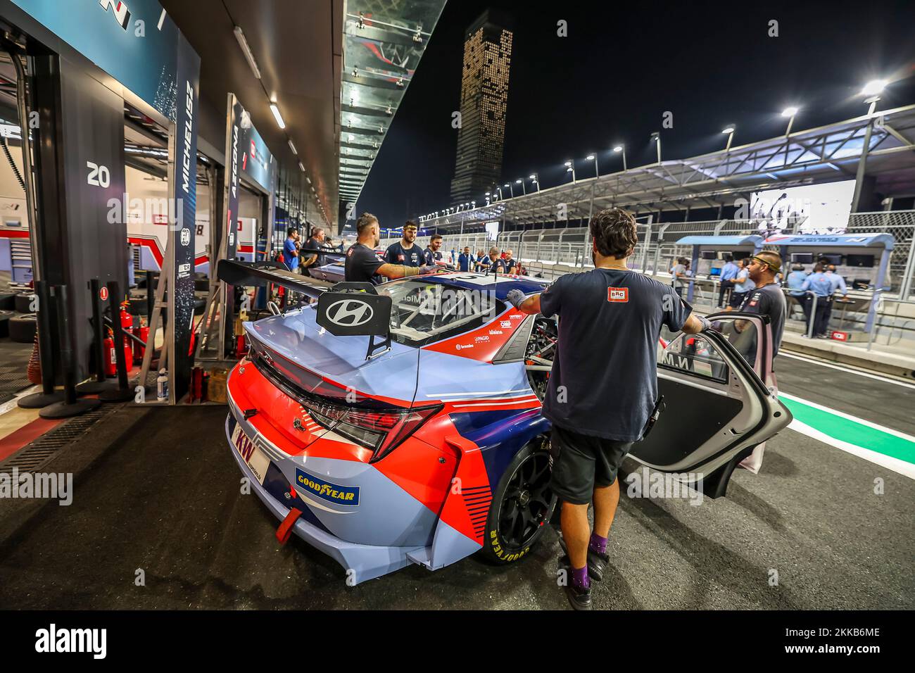 stand pit lane during the WTCR - Race of Saudi Arabia 2022, 9th round ...