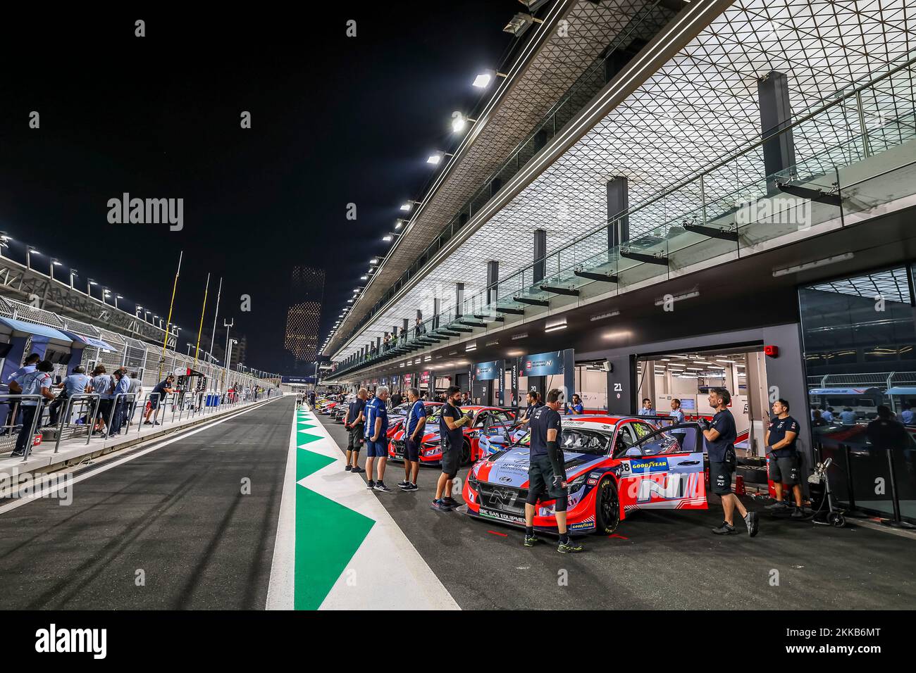 stand pit lane during the WTCR - Race of Saudi Arabia 2022, 9th round ...