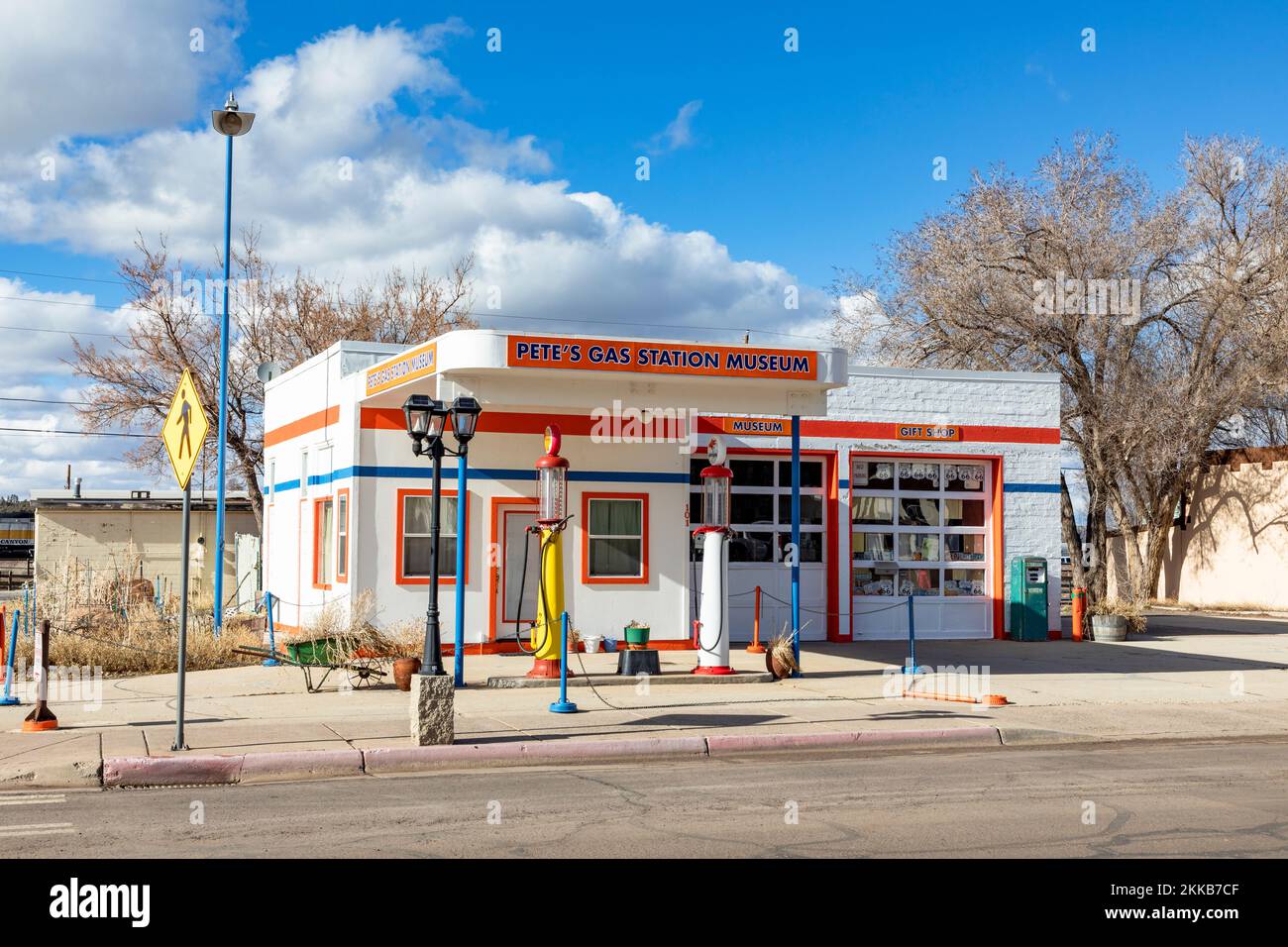 Williams, Arizona - March 7, 2019: Pete's Gas station museum. It's been ...