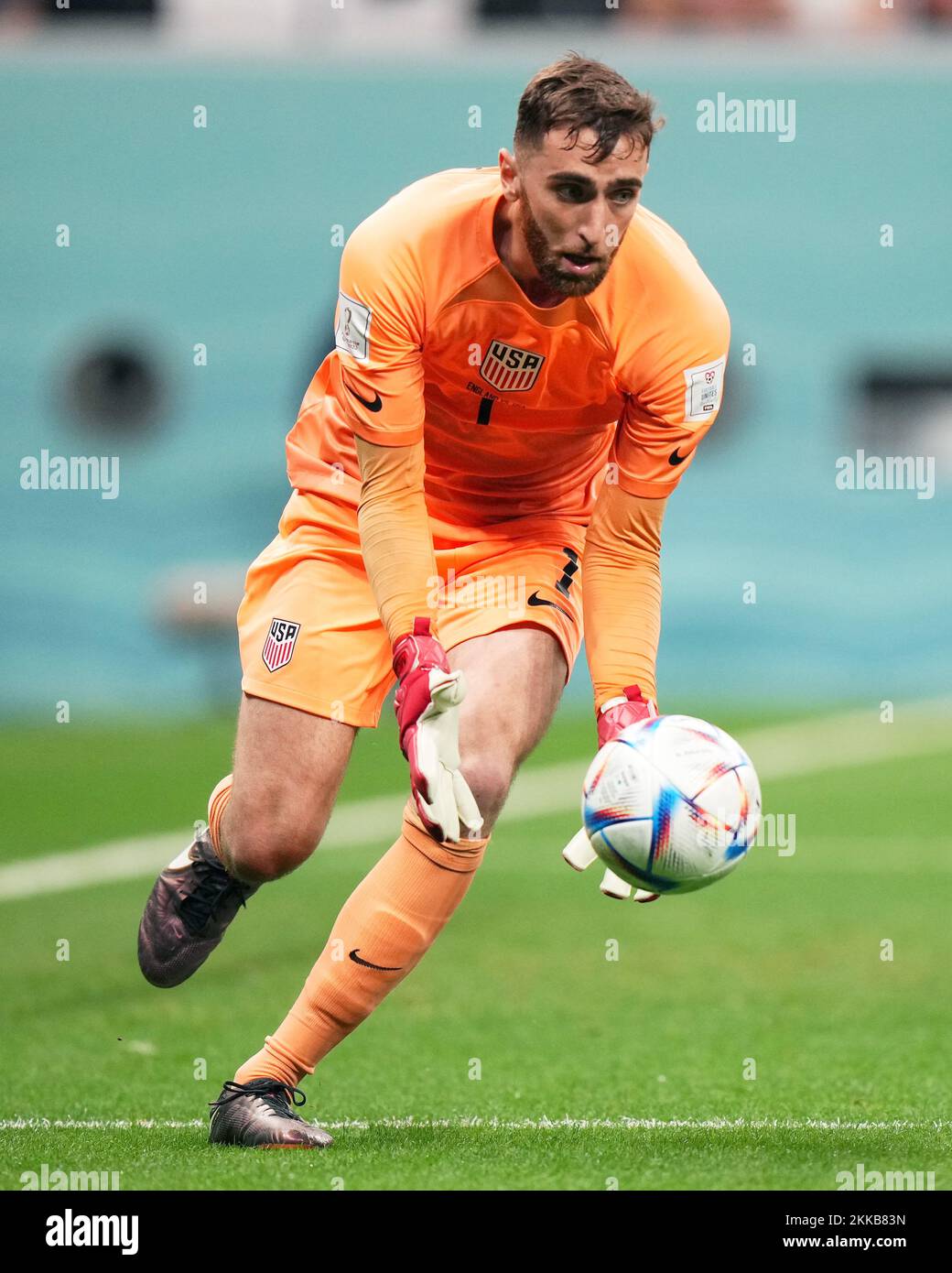 Doha, Qatar . 25th Nov, 2022. Matt Turner of USA during the FIFA World ...