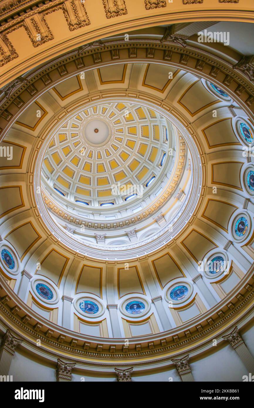 Denver, USA - May 10, 2019: Colorado State Capitol Building and ...