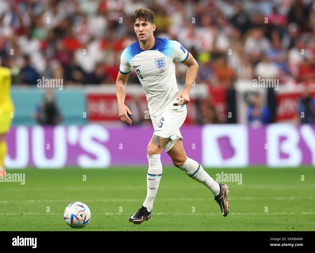 Al Khor, Qatar, 25th November 2022. John Stones of England in action ...