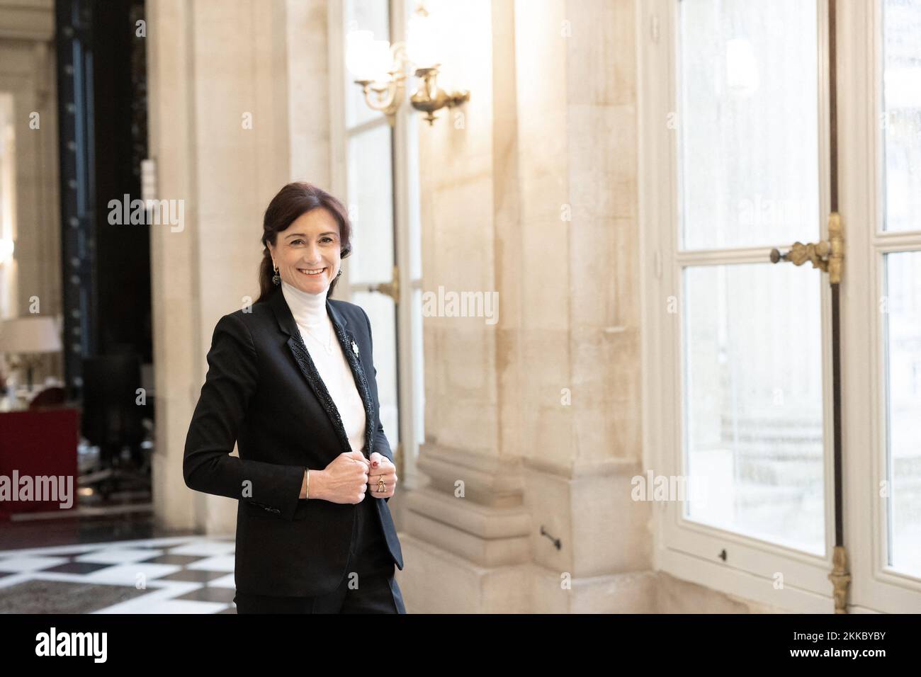 Deputy of the group Democrate (MoDem et Independants), Sandrine Josso ...