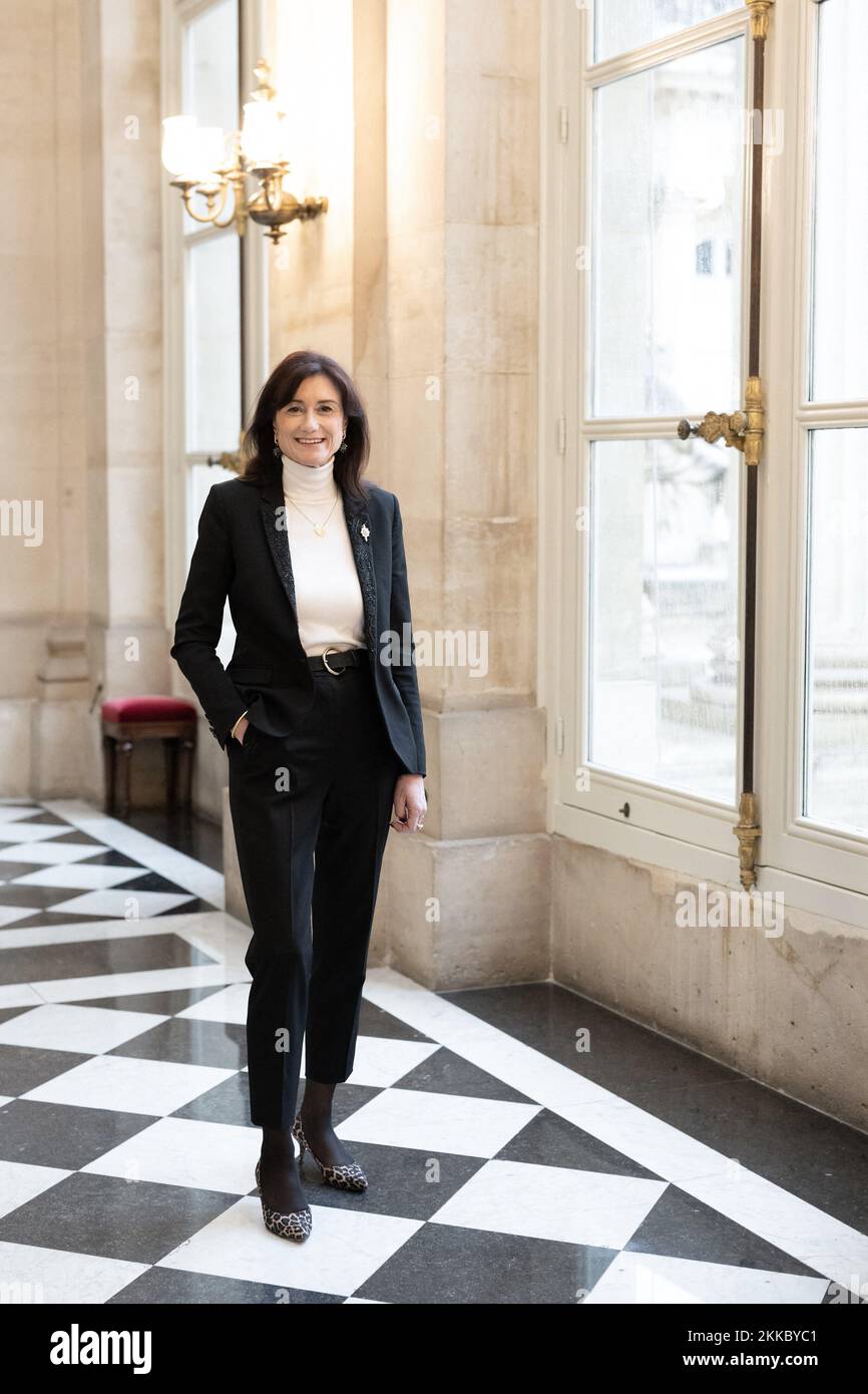 Deputy of the group Democrate (MoDem et Independants), Sandrine Josso ...