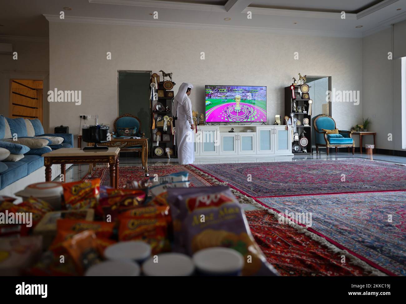 Al Ruwais, Qatar. 25th Nov, 2022. Fahid Mohamed from Doha in Qatar is ...